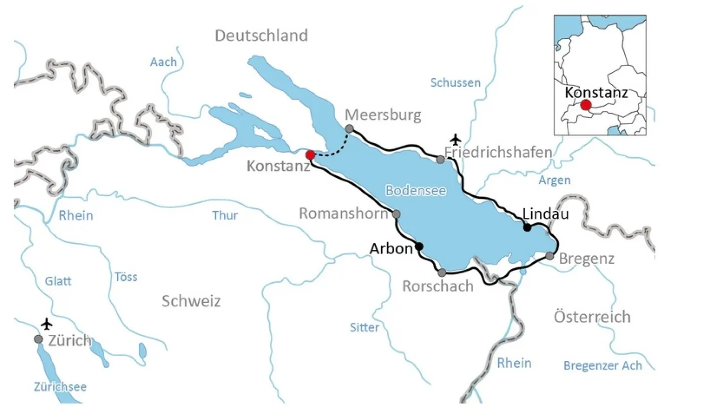 Weekend Trip at Lake Constance | Lake Constance Cycle Path